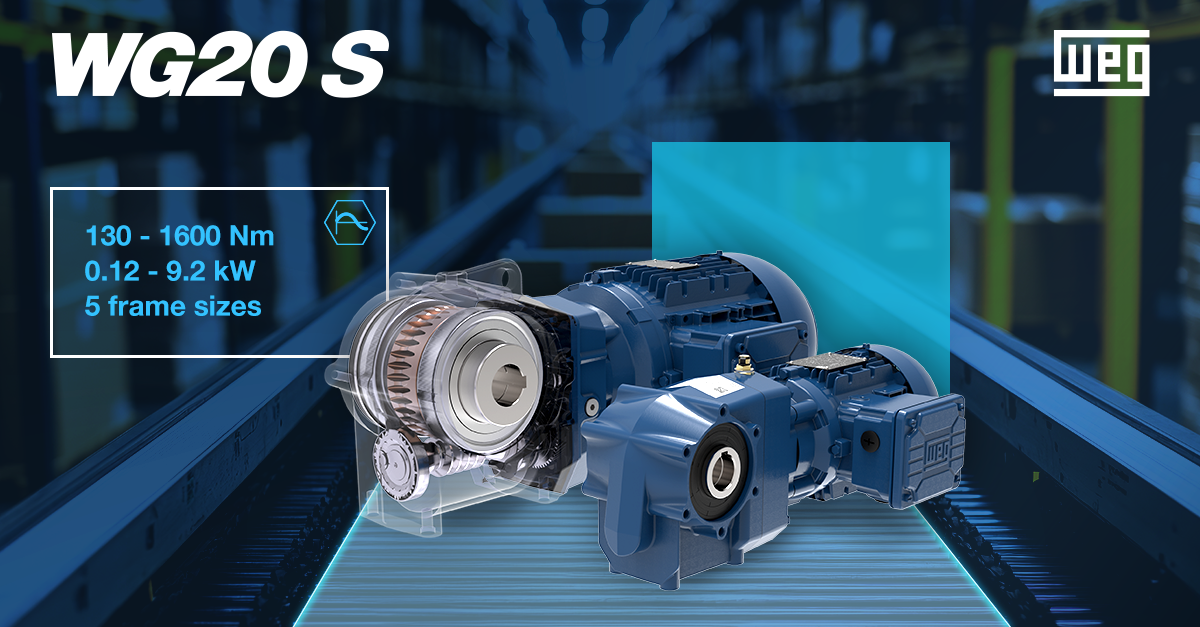 WEG expands WG20 geared motor line – WEG Europe and Middle East